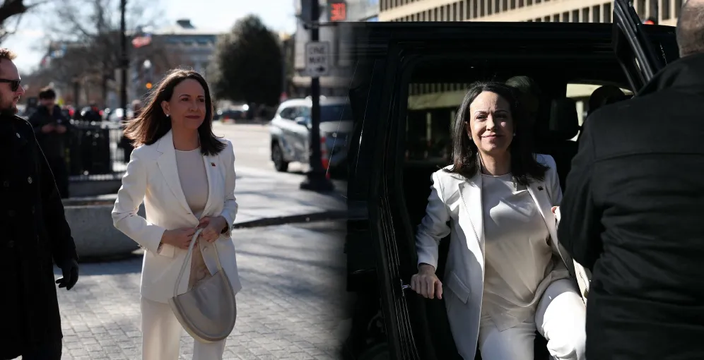 María Corina Machado almuerza con Donald Trump en la Casa Blanca ...